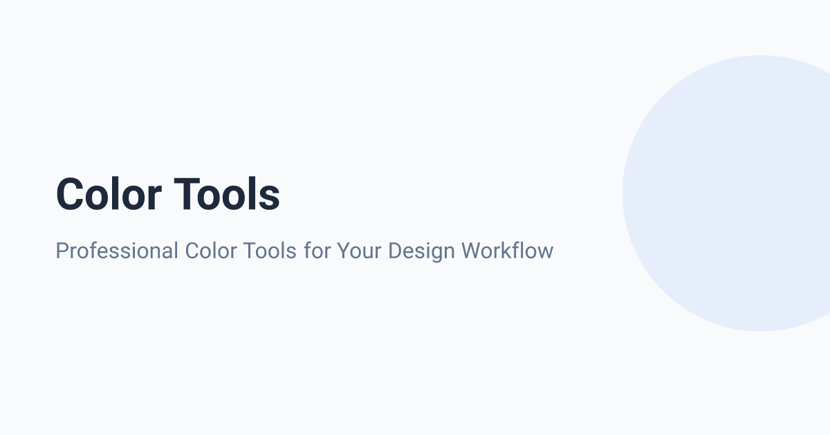 Color Tools